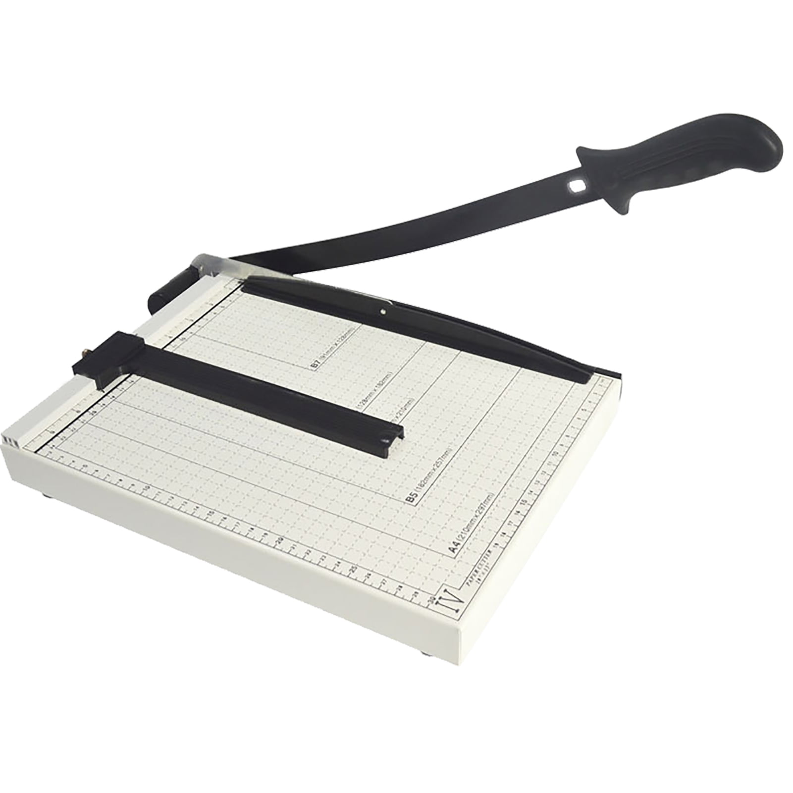 Manual Paper Cutter Heavy Duty Steel Base Stack Paper Trimmer Paper ...