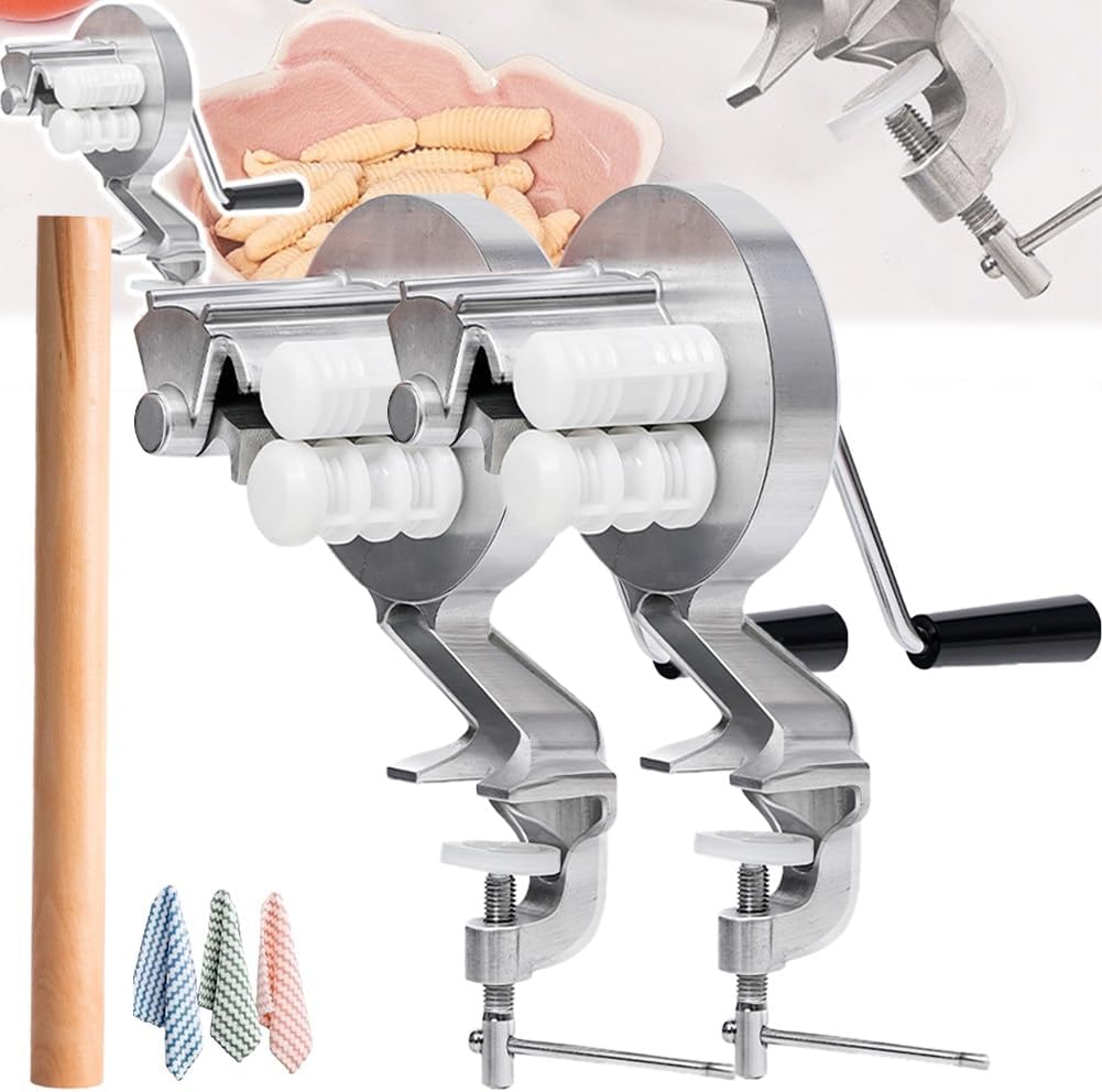 Manual Pasta Machine, Stainless Steel Pasta Maker, Manual Noodles Press ...