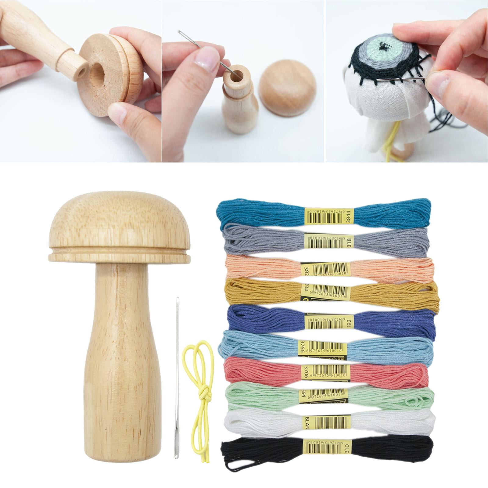 Tachiuwa Wooden Manual Patching Tool, Compact Mending Kit with Color ...