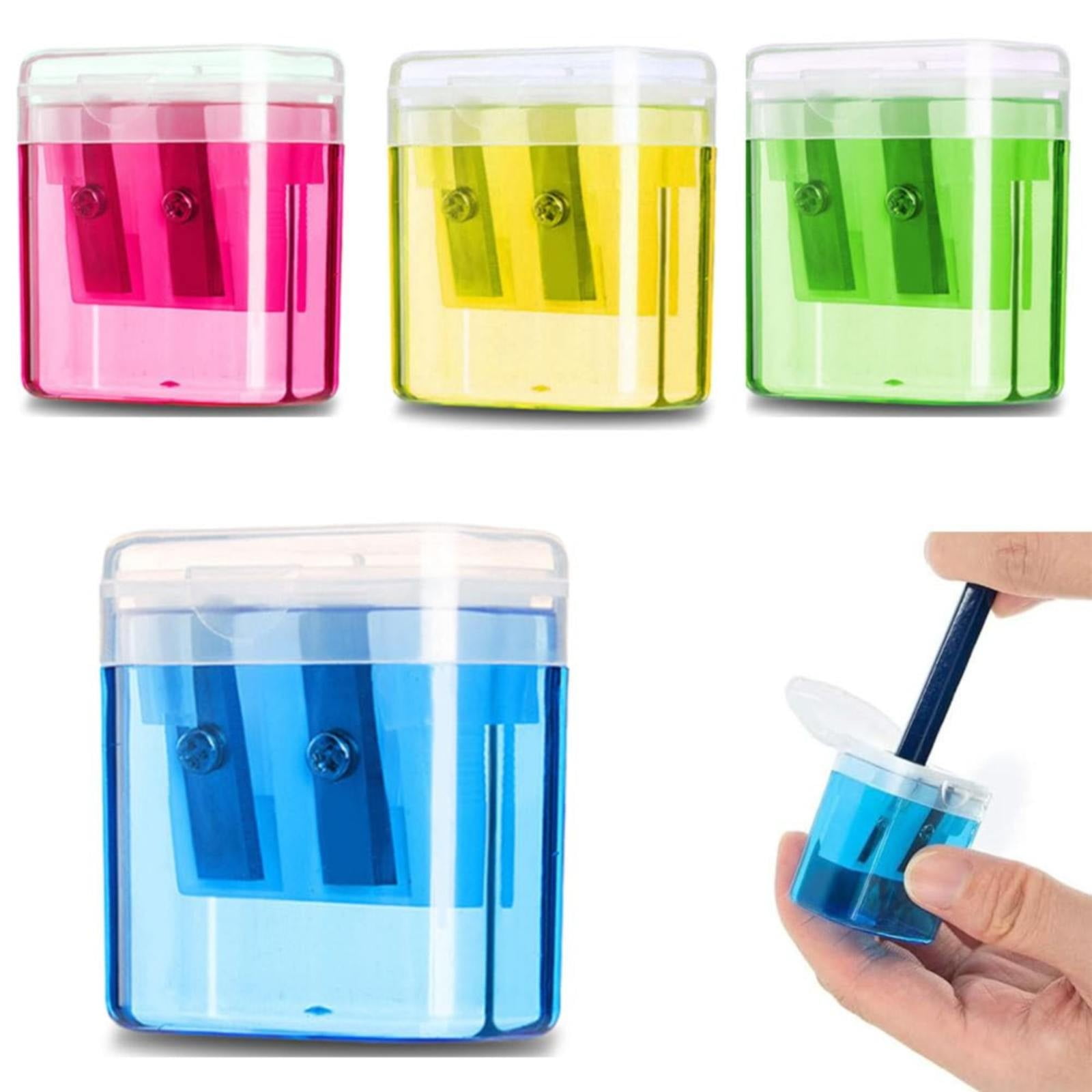 Manual Pencil Sharpeners 2025 Compact Holes Sharpener Colored Handheld ...