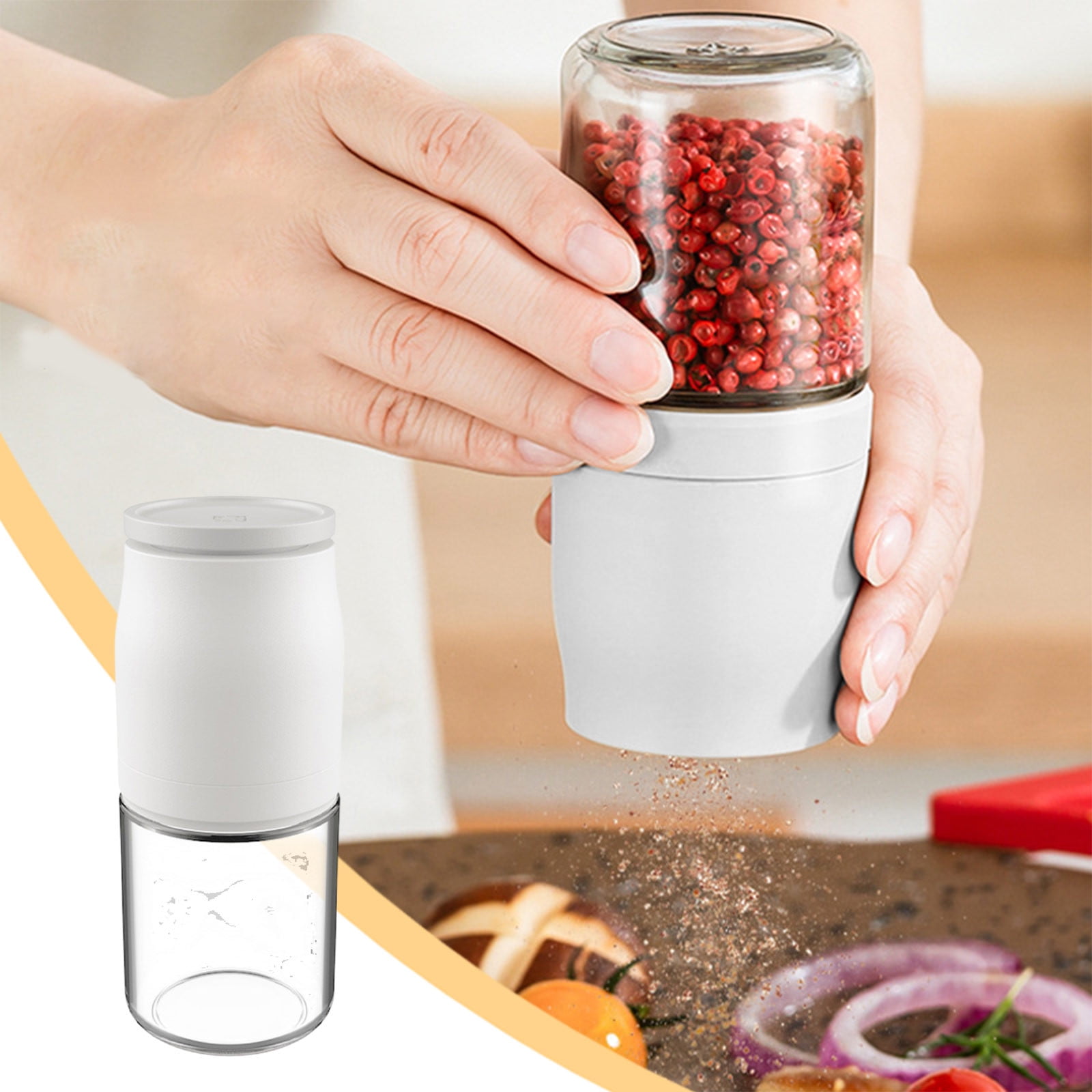Manual Pepper Grinder – Sichuan Pepper and Sea Salt Grinding Bottle ...