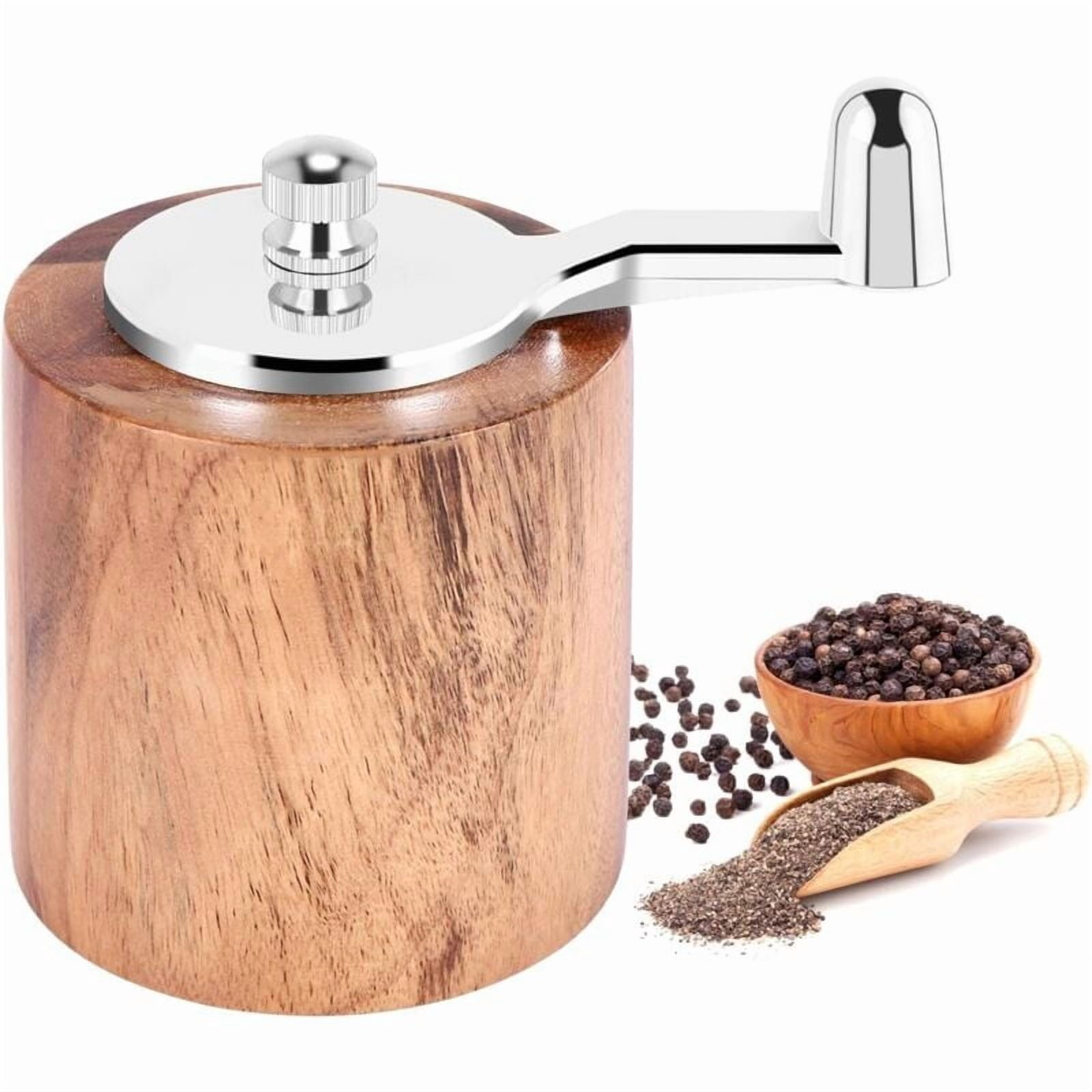 Manual Pepper Grinder, Versatile Manual Spice Mill Tool with Long Crank ...