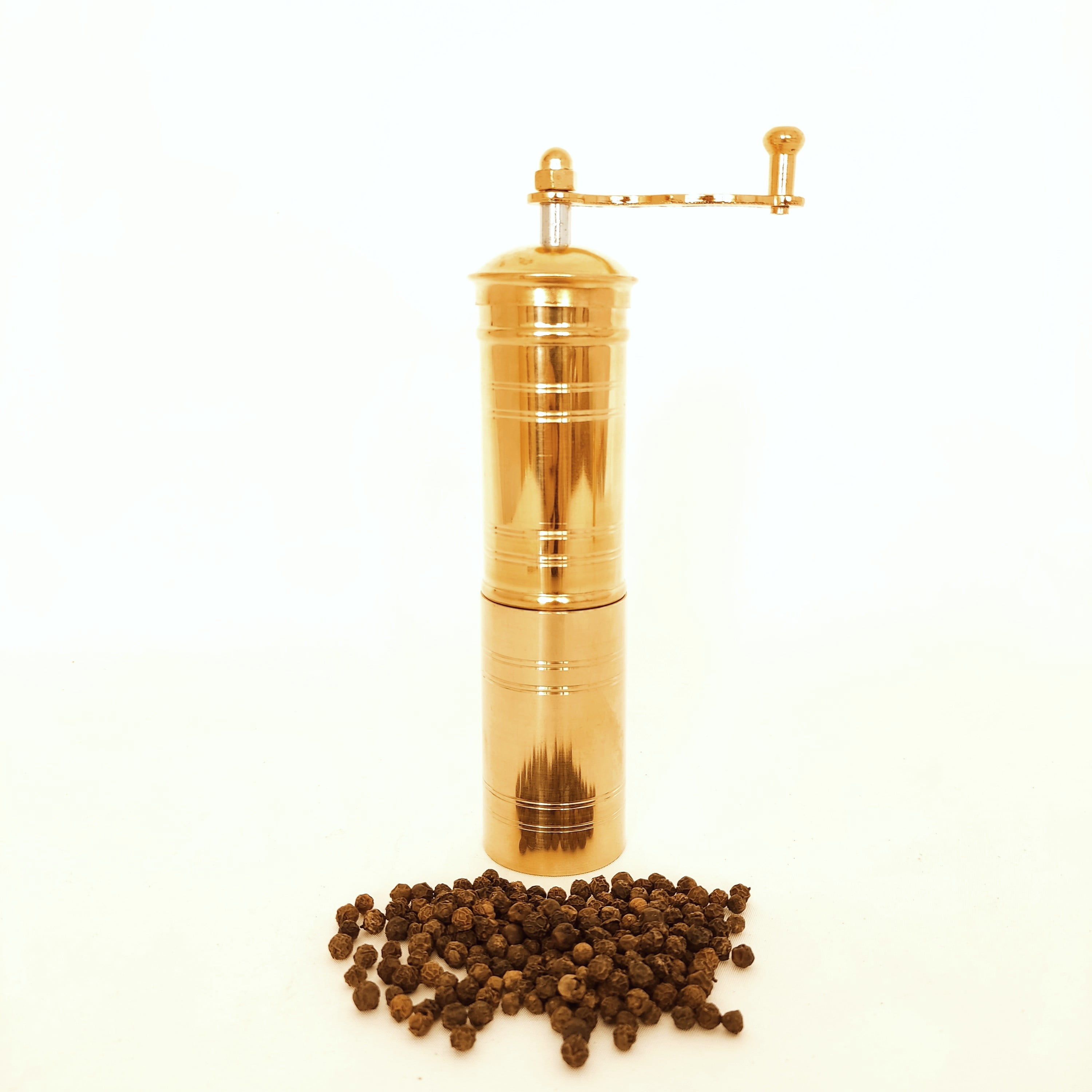Manual Pepper Mill, Brass Mill, Handmade Grinder, Pepper Grinder ...
