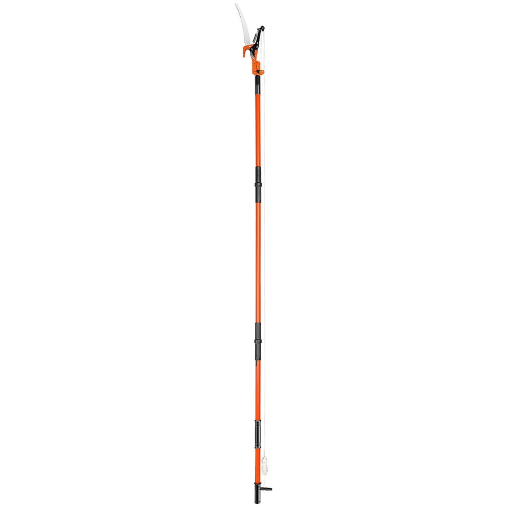 Manual Pole Saw, 7.3-27 ft Extendable Tree Pruner, Sharp Steel Blade ...