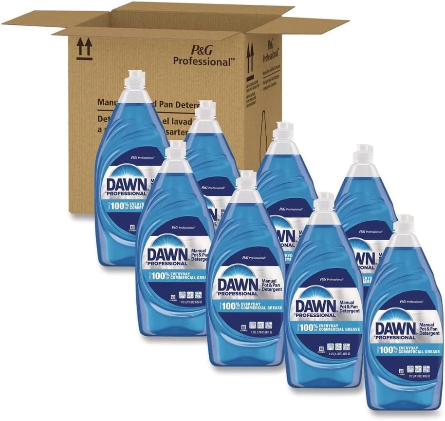 Manual Pot & Pan Dish Detergent, 38 oz Bottle, 8/Carton - Walmart.com