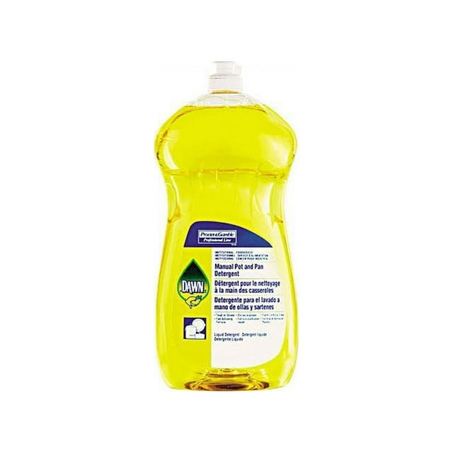 Manual Pot & Pan Dish Detergent, Lemon, 38oz Bottle, 8/Carton - Walmart.com