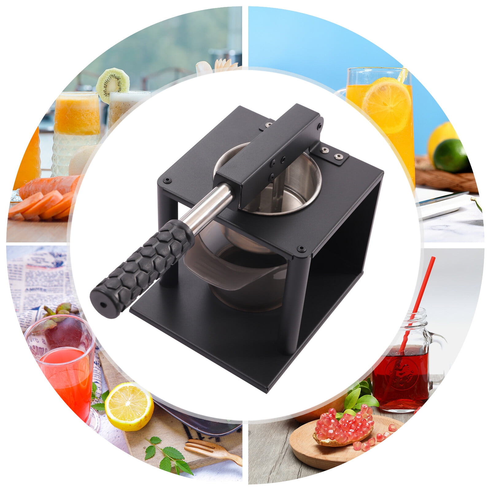 Manual Potato Ricer Masher 201 Stainless Steel Fruit Juicer Hand Mashed ...