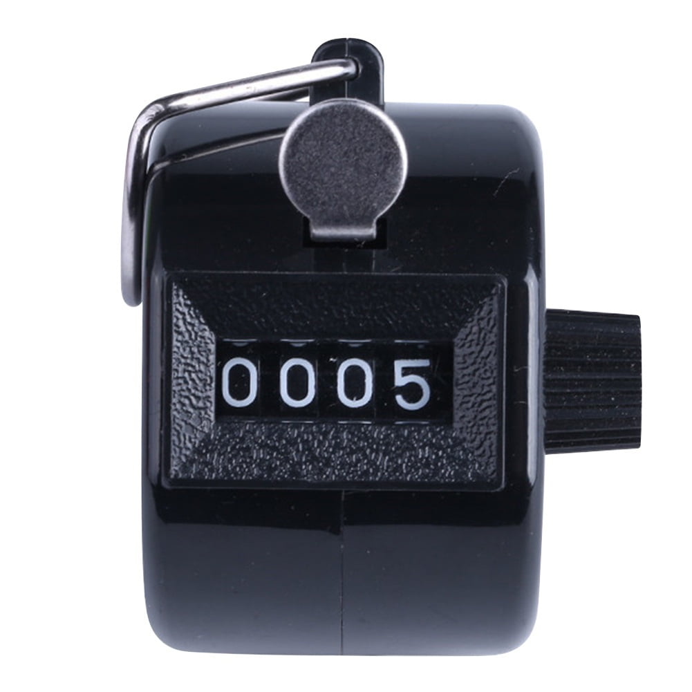Manual Press Clicker Digit Hand Held Press Counter Portable Tally With ...