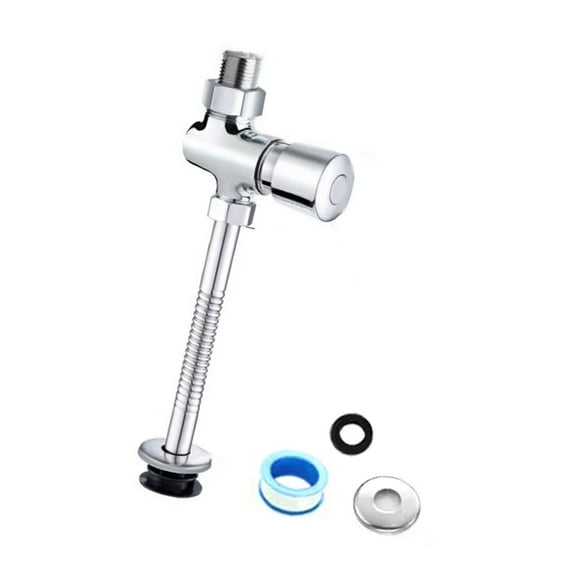 Manual Press Urinal Flushing Valves Long Lasting Erosion Proof Control ...