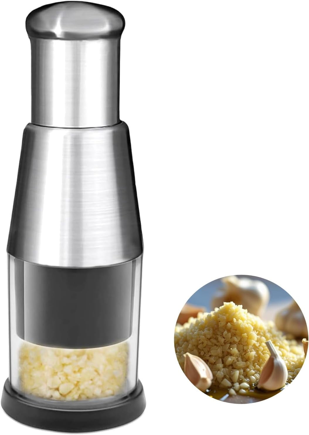 Manual Pressed Chopper, Multifunctional Manual Garlic Press, Stainless ...