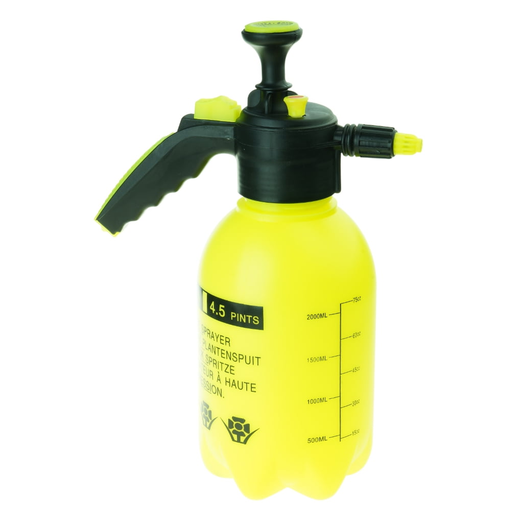 Manual Pressure Snow Water Sprayer Can Nozzle Hand Pump Car Wash Window ...