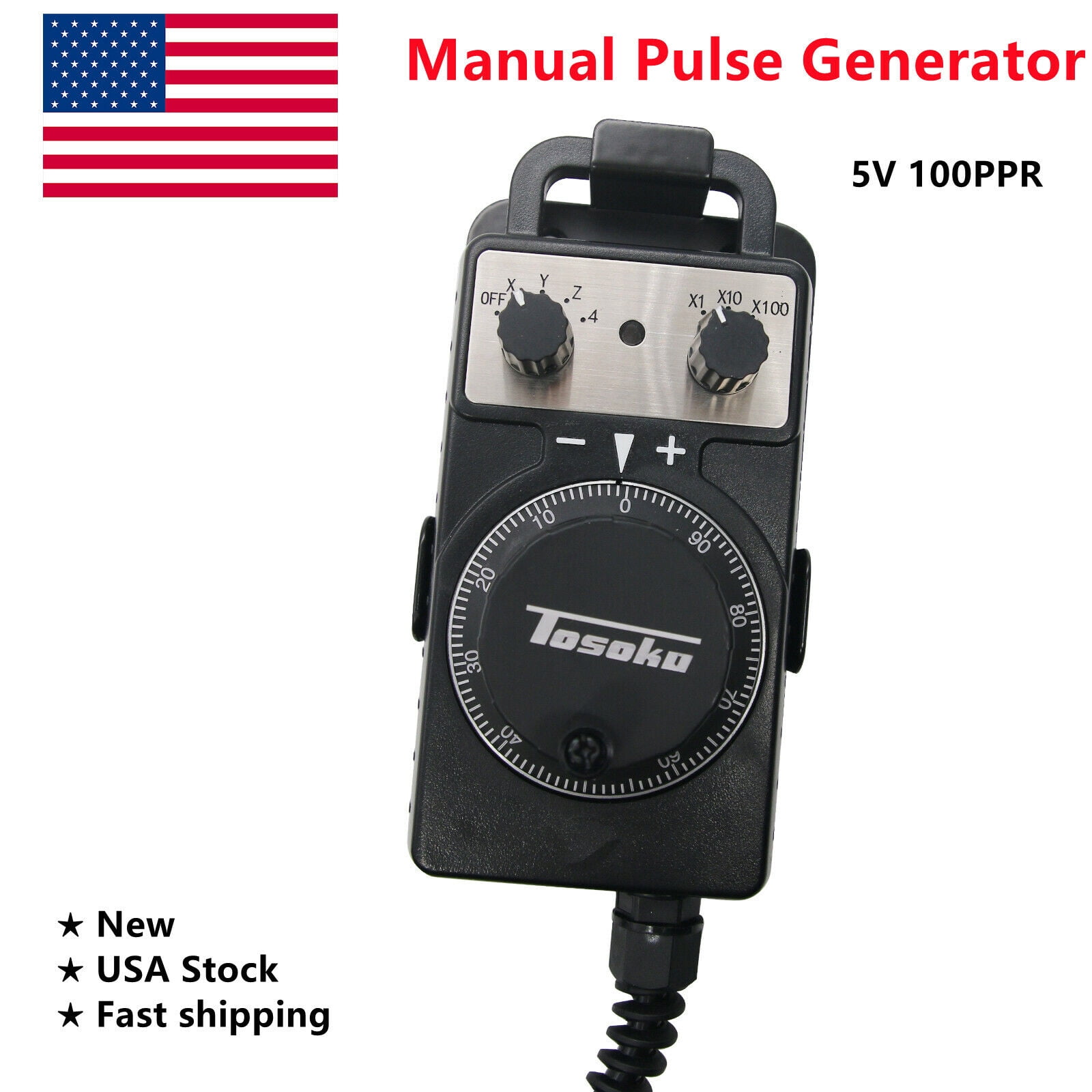 Manual Pulse Generator Handwheel Handle 5V 100PPR AS TOSOKUHC115 for ...