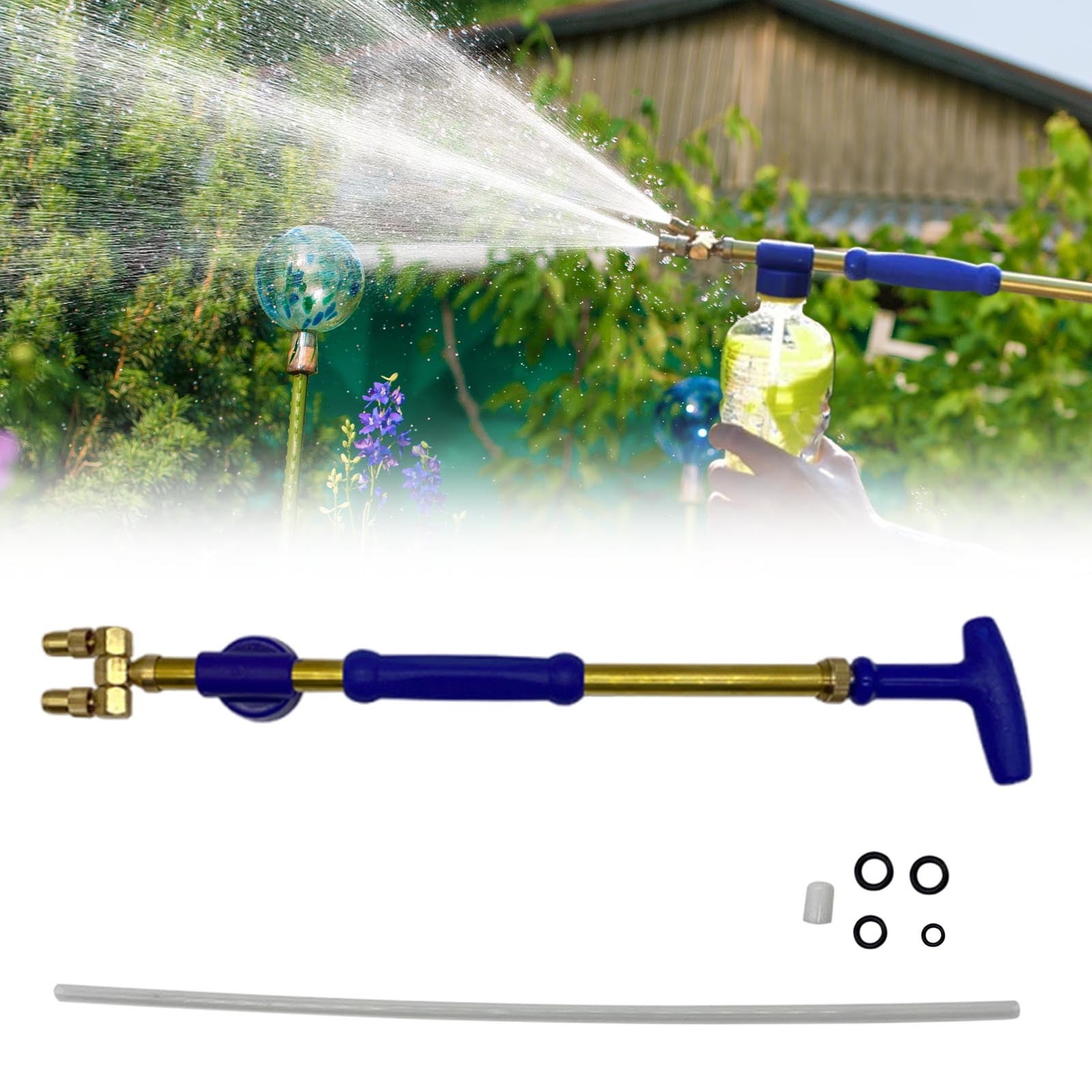 Manual Push-Pull Garden Sprayer | Universal Beverage Bottle Nozzle ...
