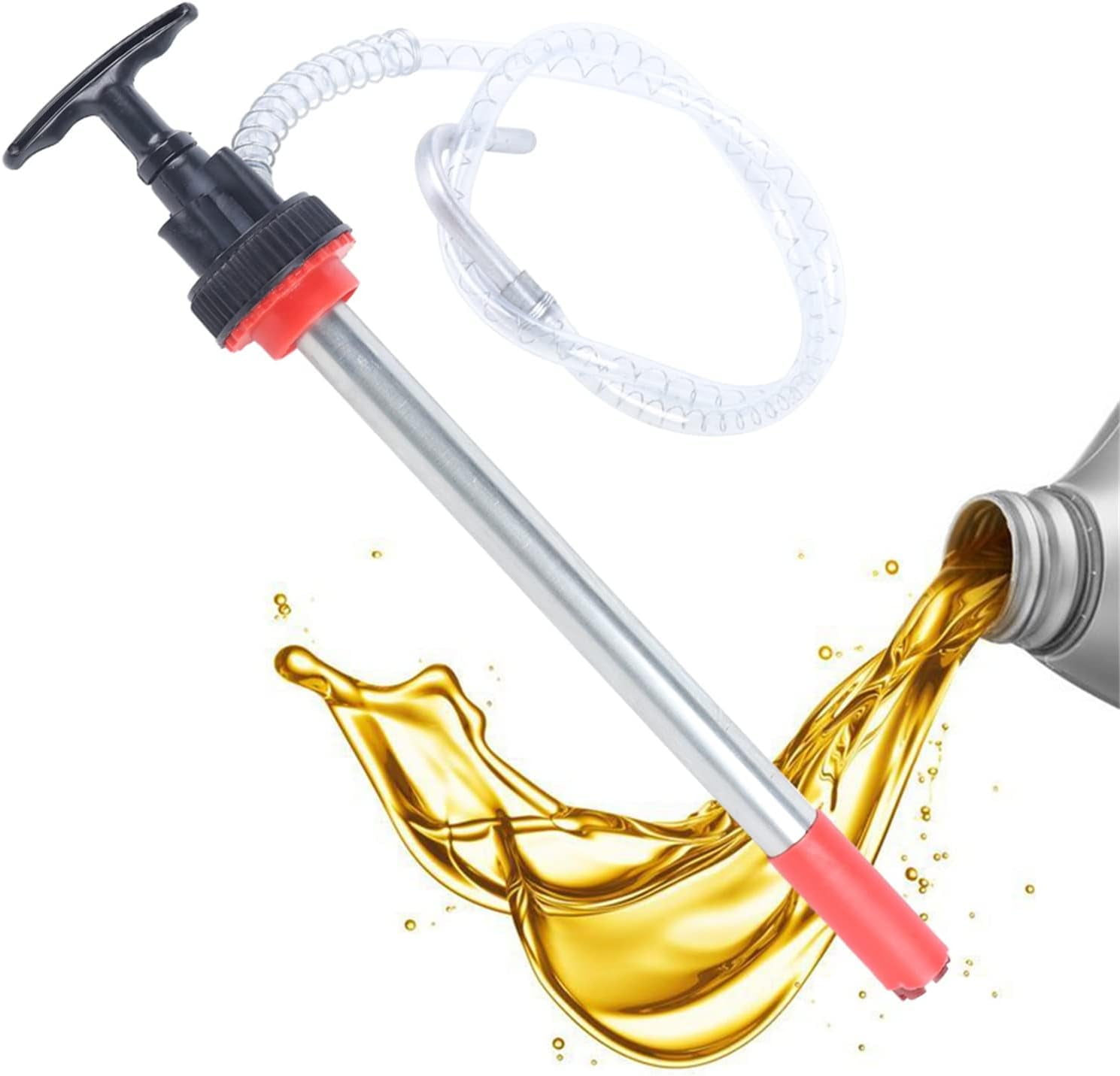 Manual Push Pump, Hand Pump Transfers Gear Oil Portable Manual Oil Pump ...