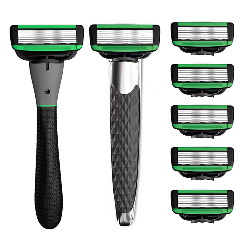 Manual Razor For Men, Safety 7-blades Razor, Replaceable Razor, Refill ...