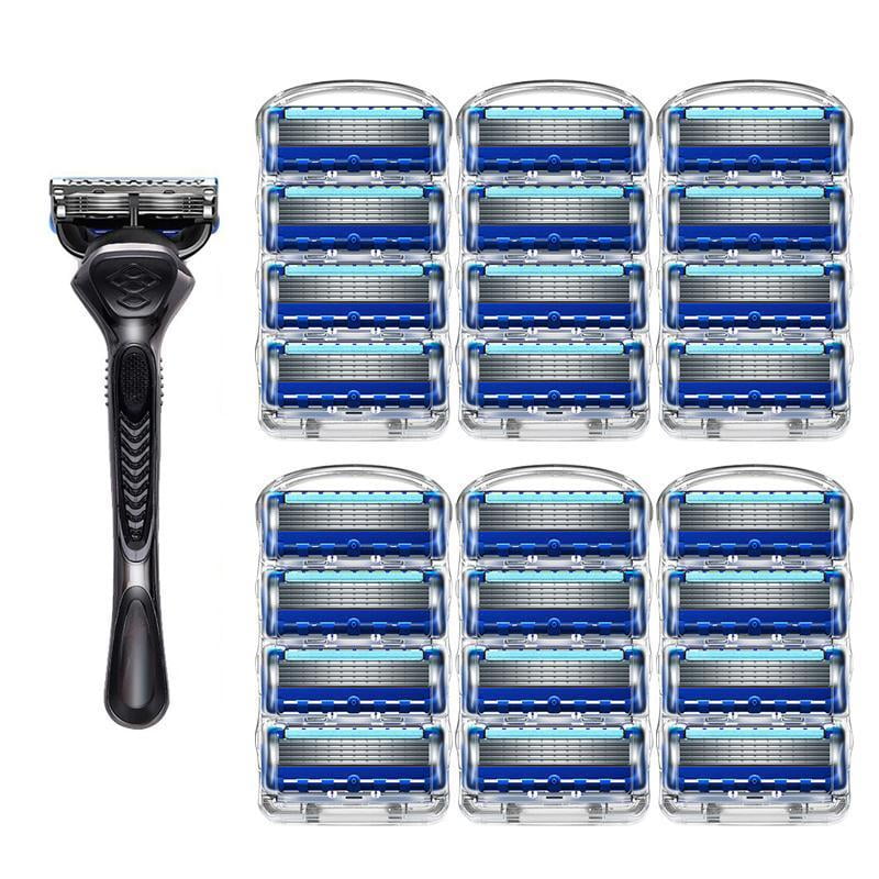 Manual Razor Set, 1 Count Razor Holder & Blades, Professional Sharp ...