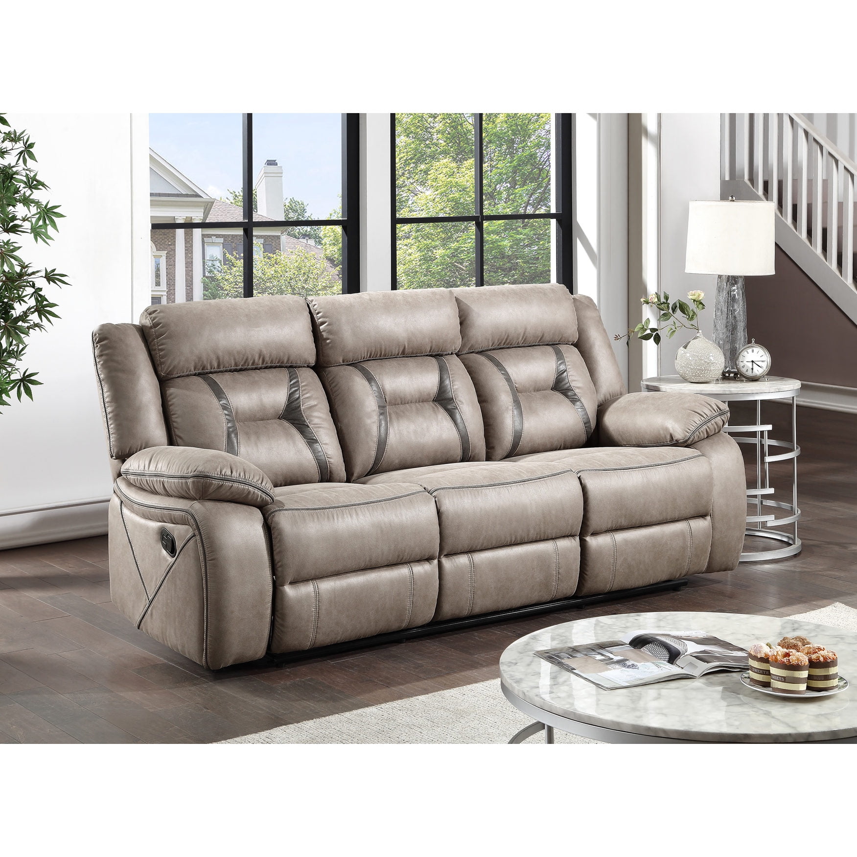 Manual Recline Feature - Drop Down Table Included - Movie Night ...