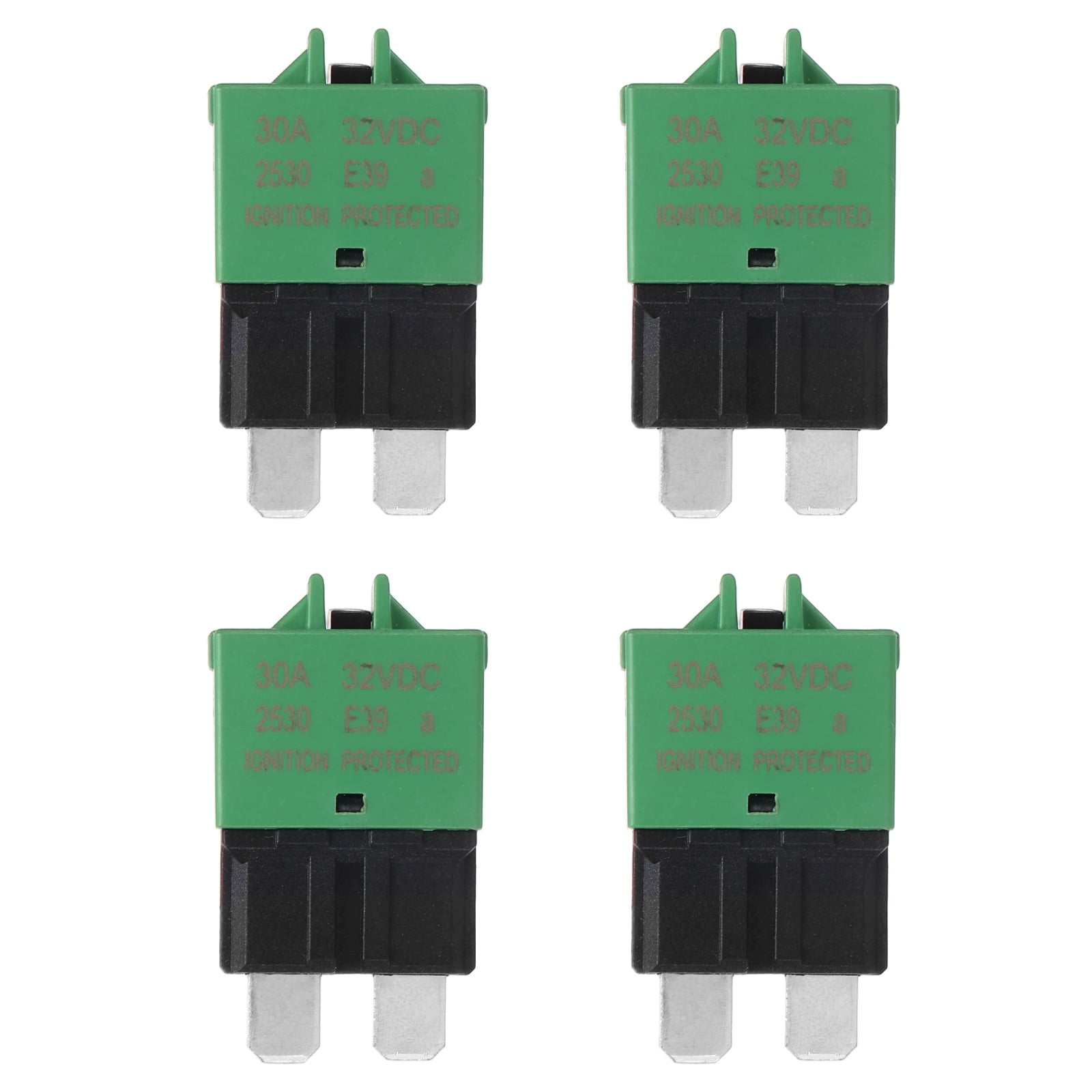 Manual Resettable Fuse, 32V DC 30A E39 Low Profile ATC/ATO Manual Blade ...