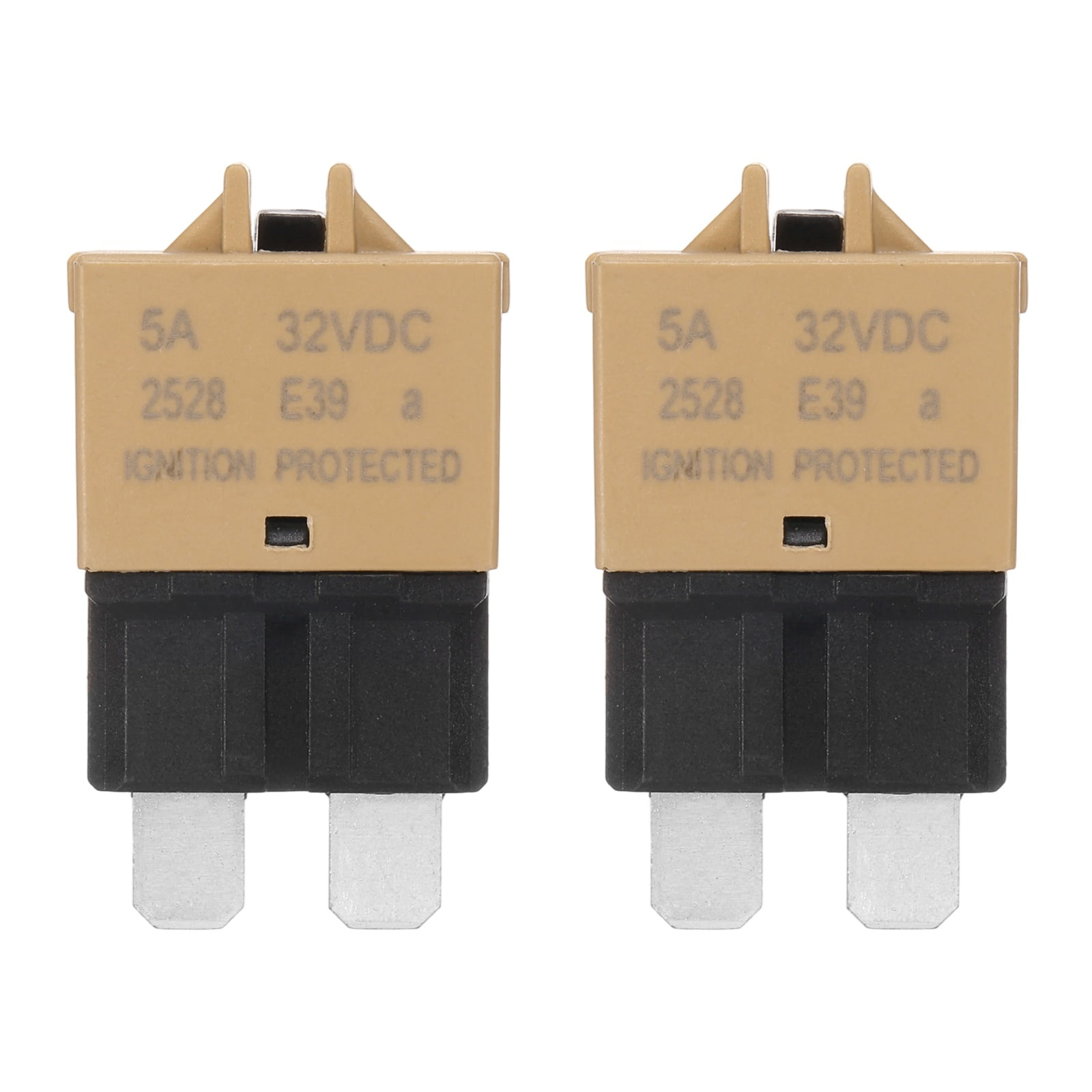 Manual Resettable Fuse, 32V DC 5A E39 Low Profile ATC/ATO Manual Blade ...