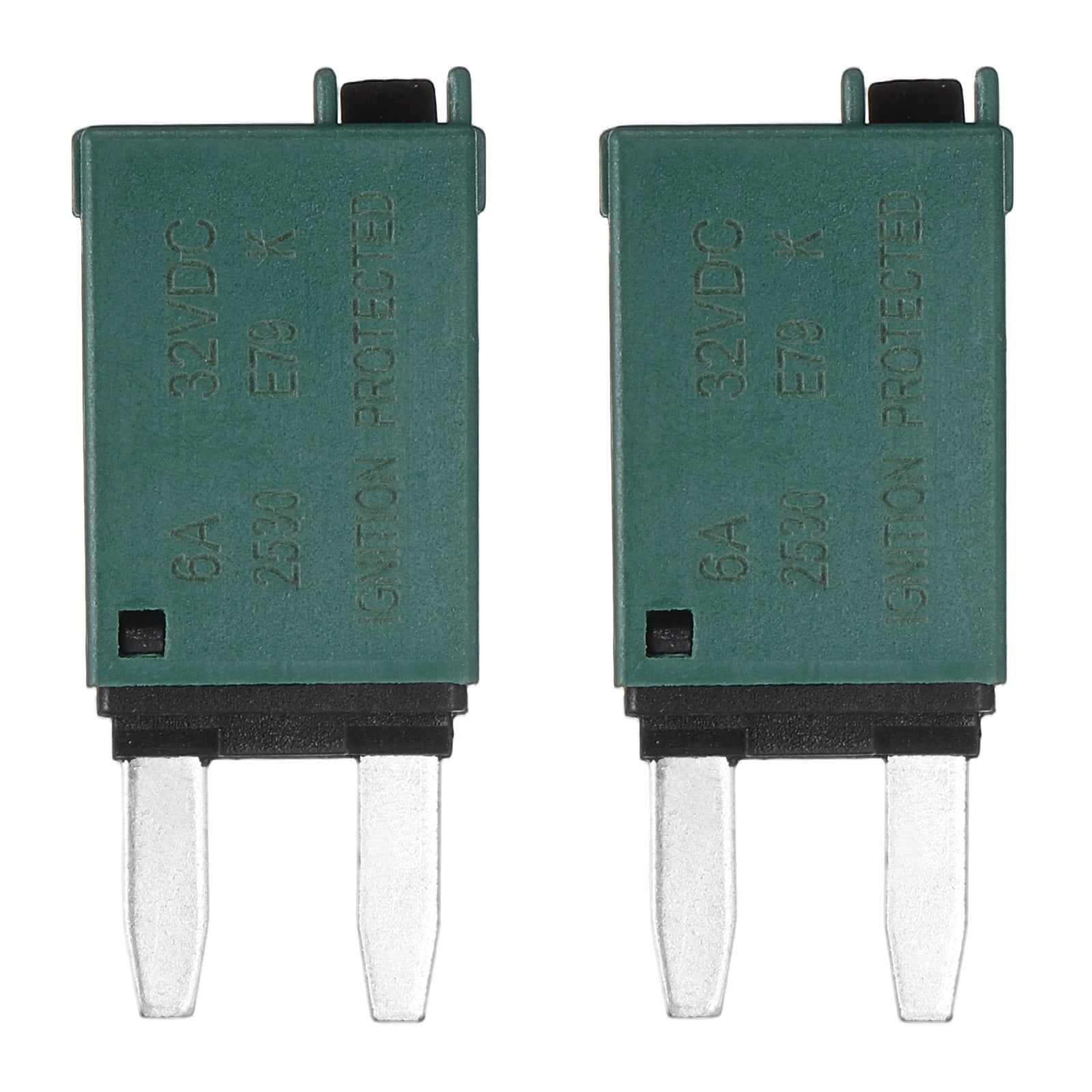 Manual Resettable Fuse, 32V DC 6A E79 Low Profile ATC/ATO Manual Blade ...