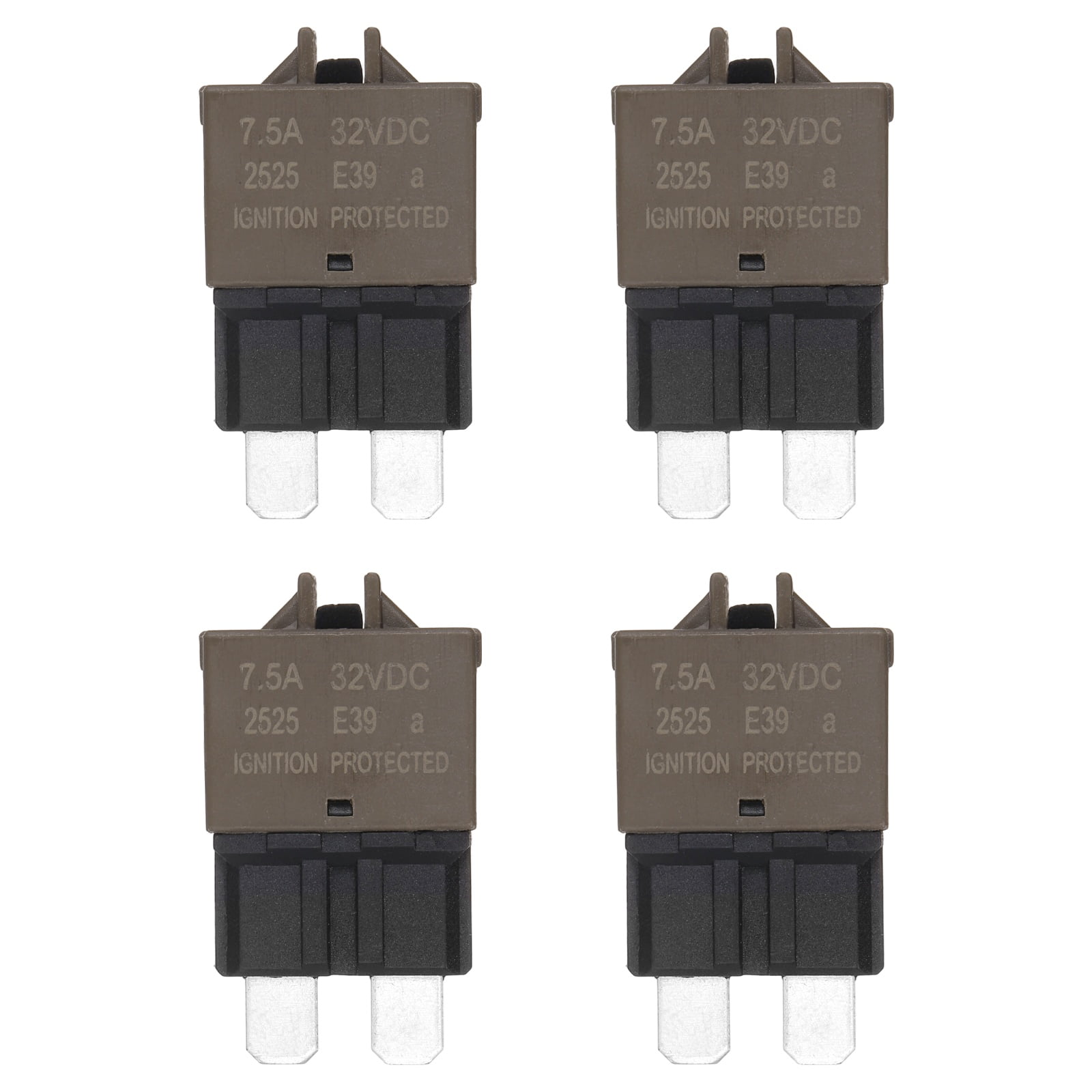 Manual Resettable Fuse, 32V DC 7.5A E39 Low Profile ATC/ATO Manual ...