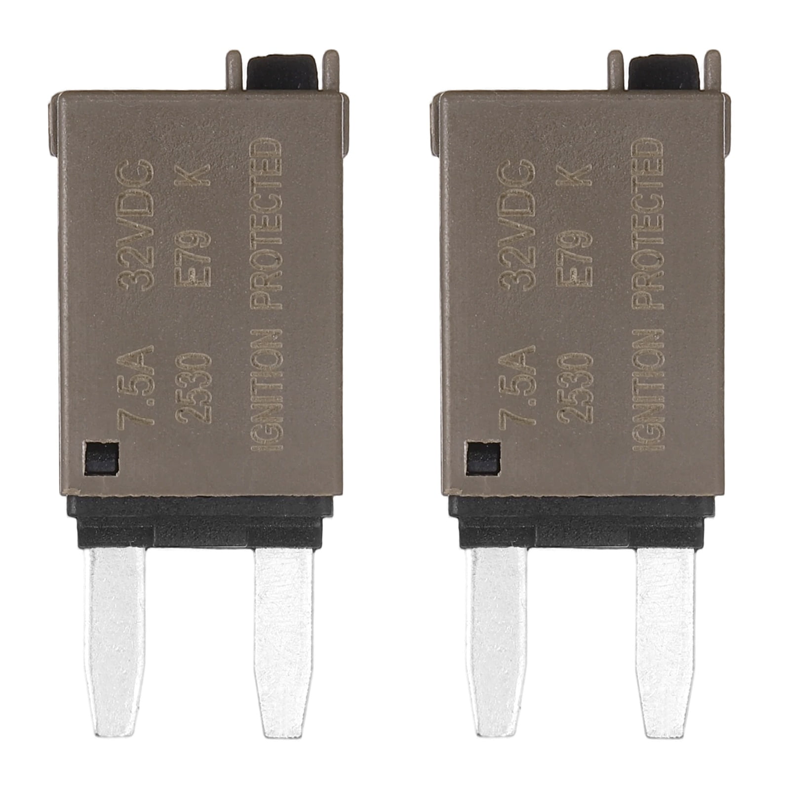 Manual Resettable Fuse, 32V DC 7.5A E79 Low Profile ATC/ATO Manual ...