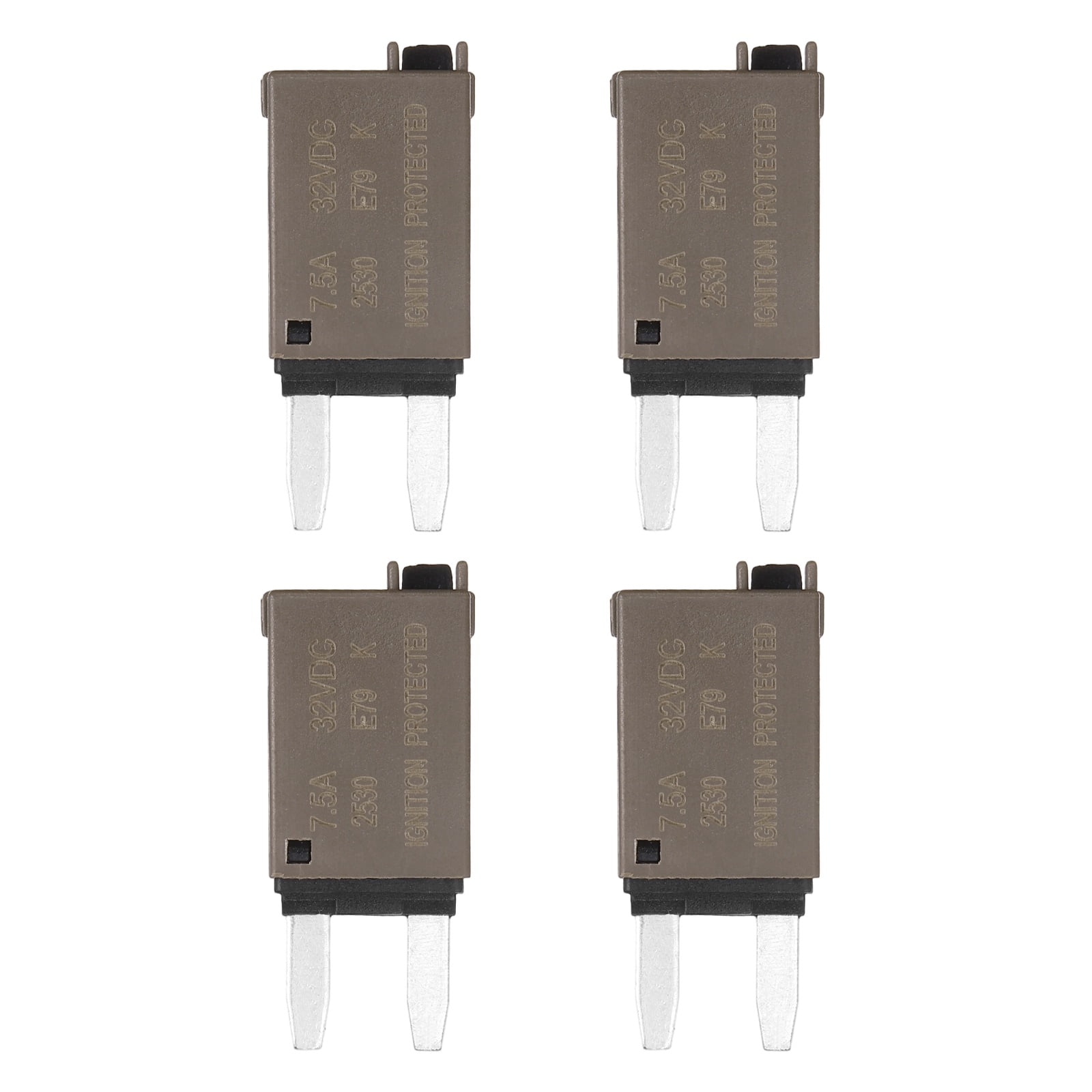 Manual Resettable Fuse, 32V DC 7.5A E79 Low Profile ATC/ATO Manual ...