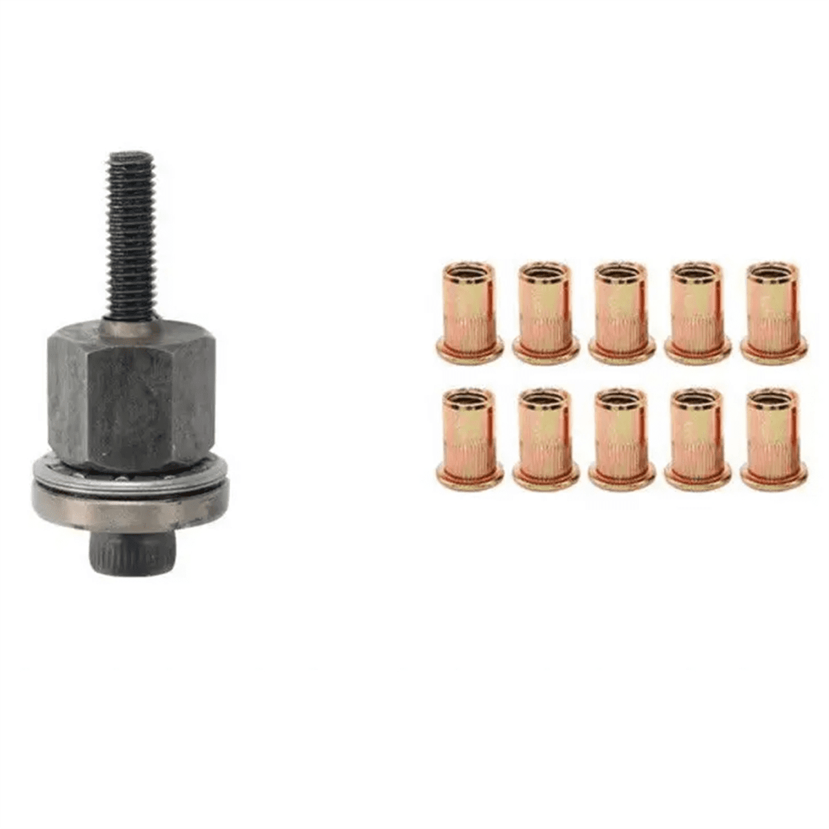 Manual Rivet Screw Riveter Rivet Nut Tool Adapter Metal License Plate ...
