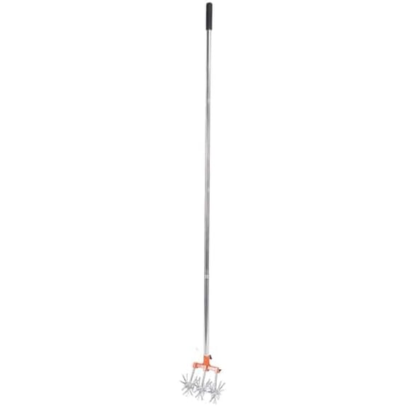 Manual Rotary Cultivator Tool Stainless Steel Teeth Adjustable Handle ...