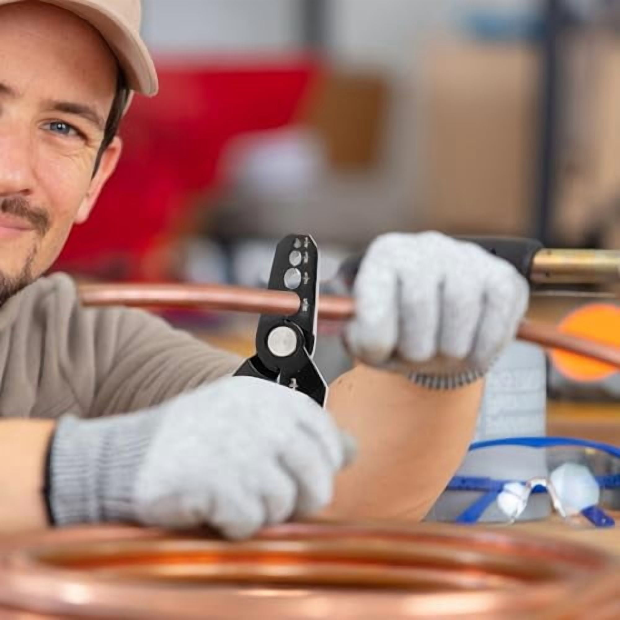 Manual Rounder Flat Tube Repairer Pliers - Copper Pipe Rounder With 6 ...