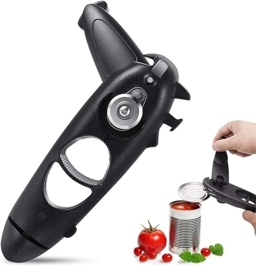Manual Safety Side-Cut Can Opener, Smooth Edge, Long Handle ...