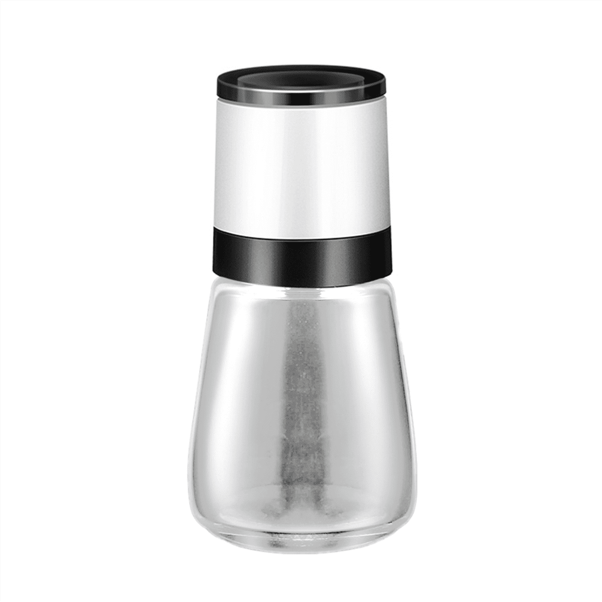 Manual Salt Pepper Grinder Transparent Glass Grinder Peppercorn Grinder ...