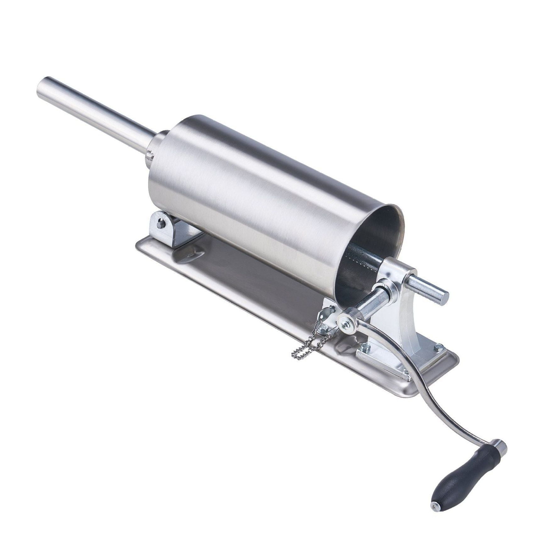 Manual Sausage Stuffer, 2.5 L / 6 LBS Horizontal Sausage Machine -type ...