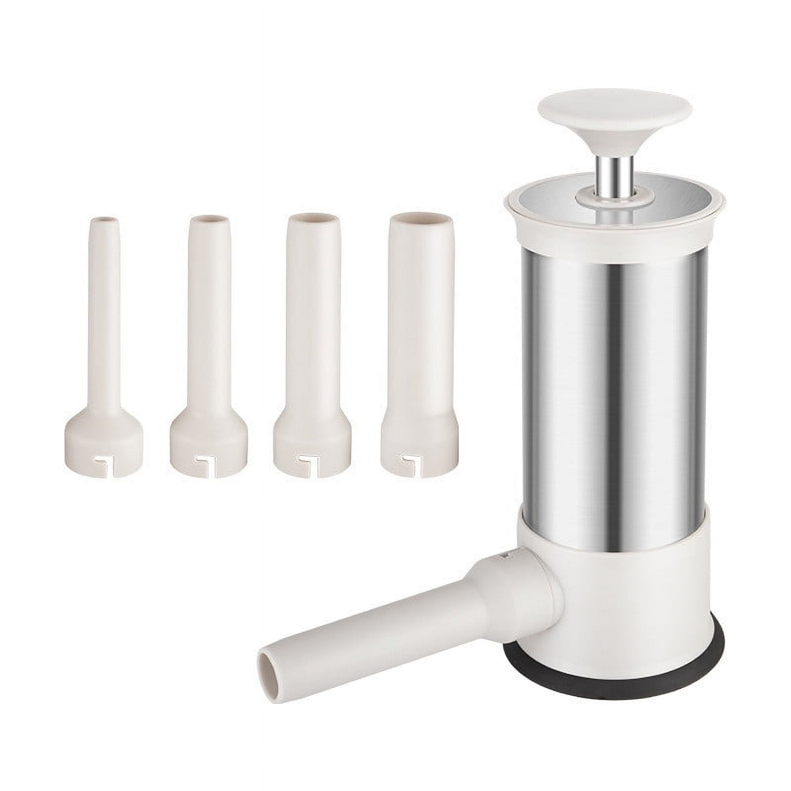 Manual Sausage Stuffer with 4 Filling Nozzles Food-Grade Sausage Filler ...