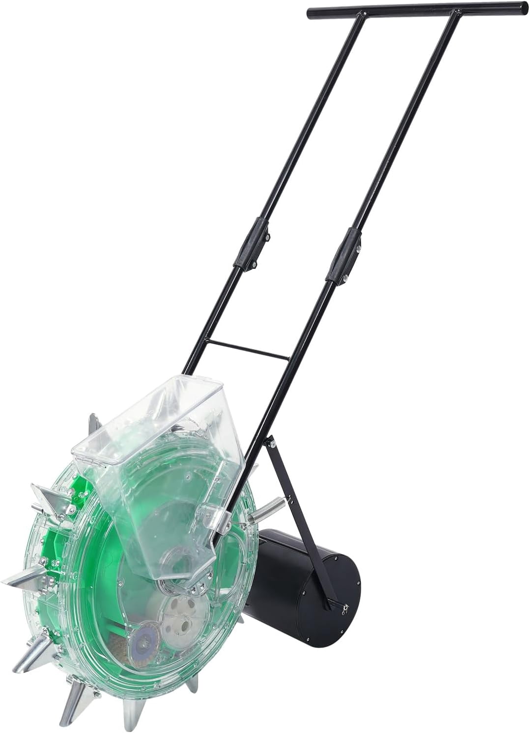 Manual Seeder, Hand-push Roller Sowing Machine with 12 Spouts 2.36-6 ...