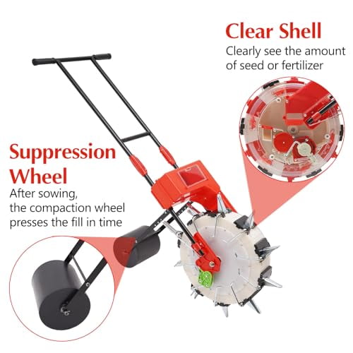 Manual Seeder Handheld Seeding Machine, 10-Beak Precision Manual Seeder ...