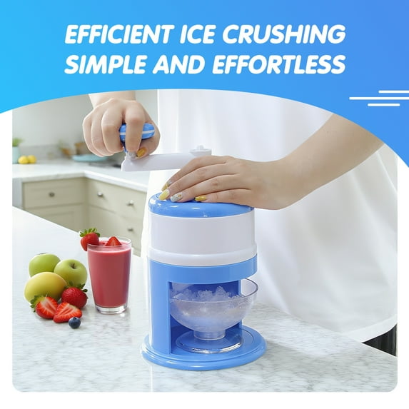 Manual Shaved Ice Maker Machine for Slushies and Snow Cones, Small ...
