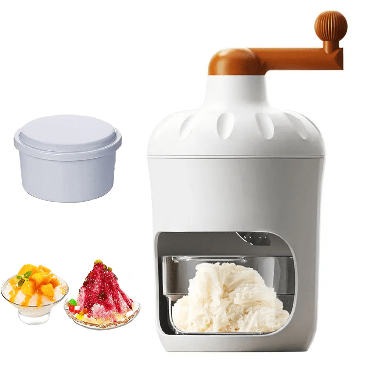 Manual Shaved Ice Maker Machine and Snow Cone Machine for making ...