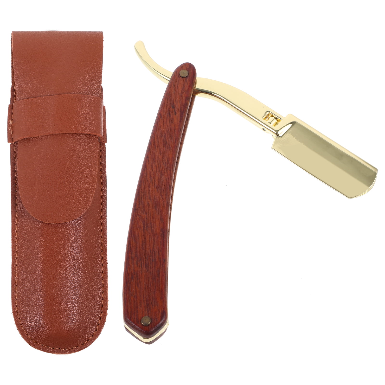 Manual Shaver Barber Shop Blade Holder Cleaning Knife Beard Blade Holders Metal 14.20X5.00X1 ...