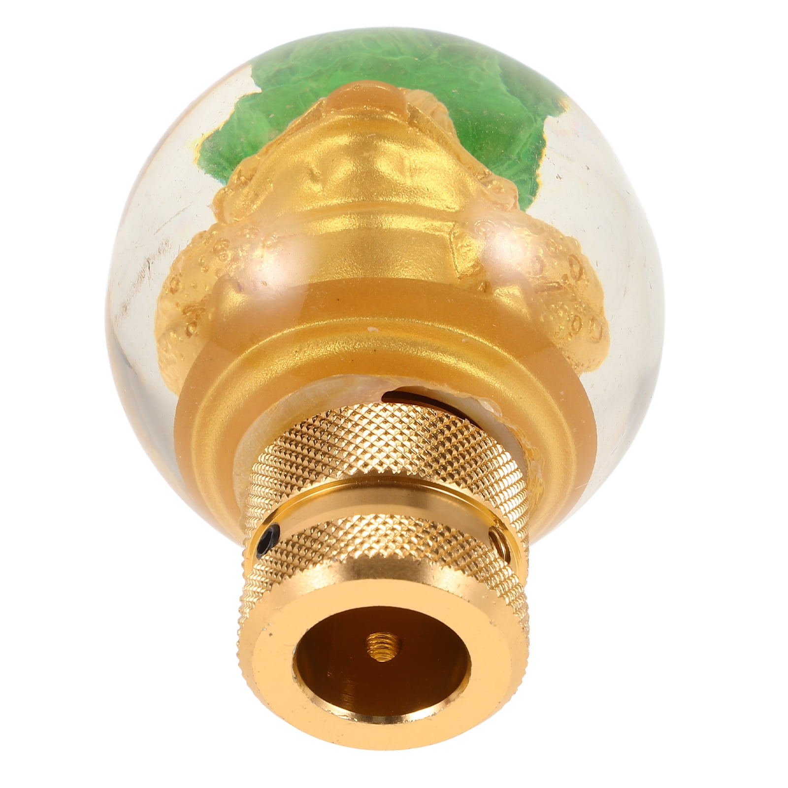Golden Resin Shift Knob with Unique Skull Design for Car Use Sturdy and ...