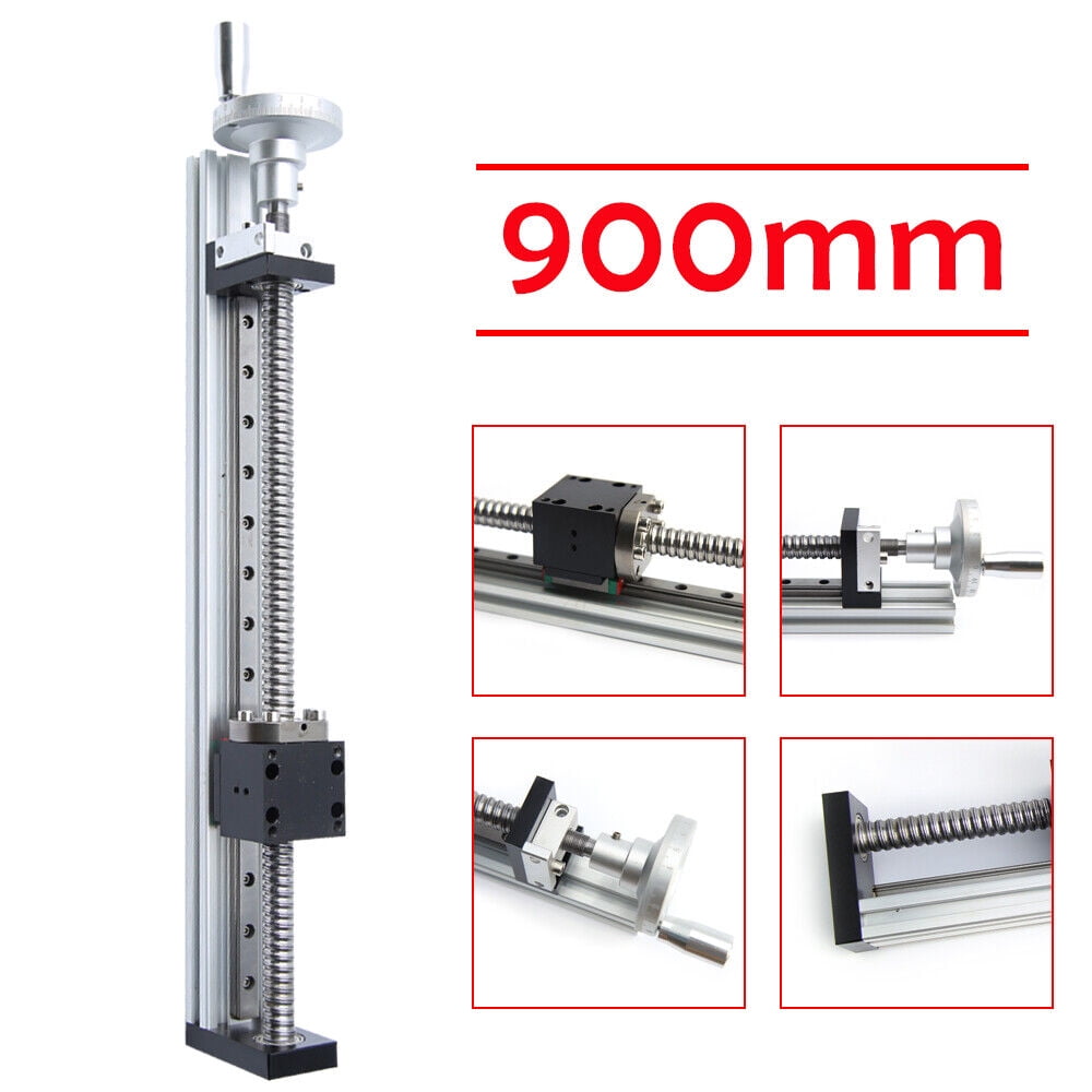 Manual Sliding Table Linear Rail Guide Slide Actuato W/ Handwheel 900mm (36 in) - Walmart.com