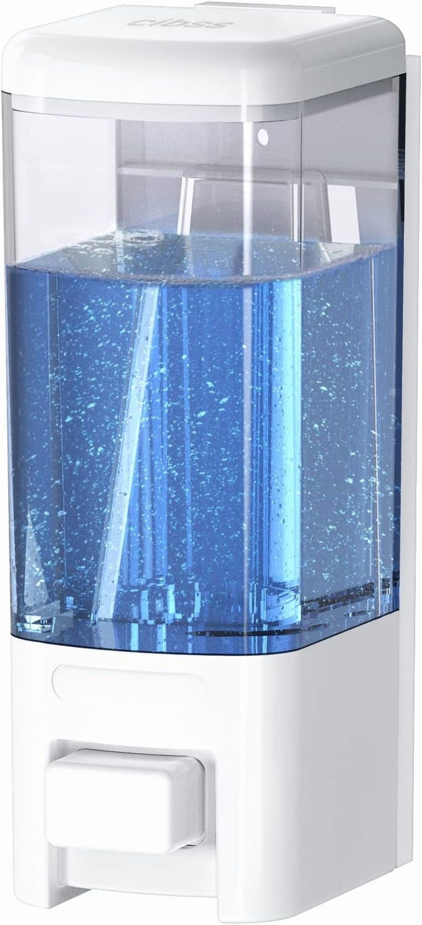 Manual Soap Dispenser, 17oz/500ml Wall Mount Soap Pump, Large Capacity ...