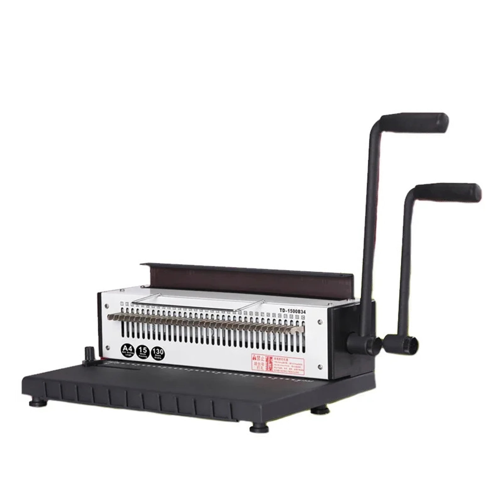 Manual Spiral Binding Machine Metal 34 Hole Punching Square 4X4mm Photo ...