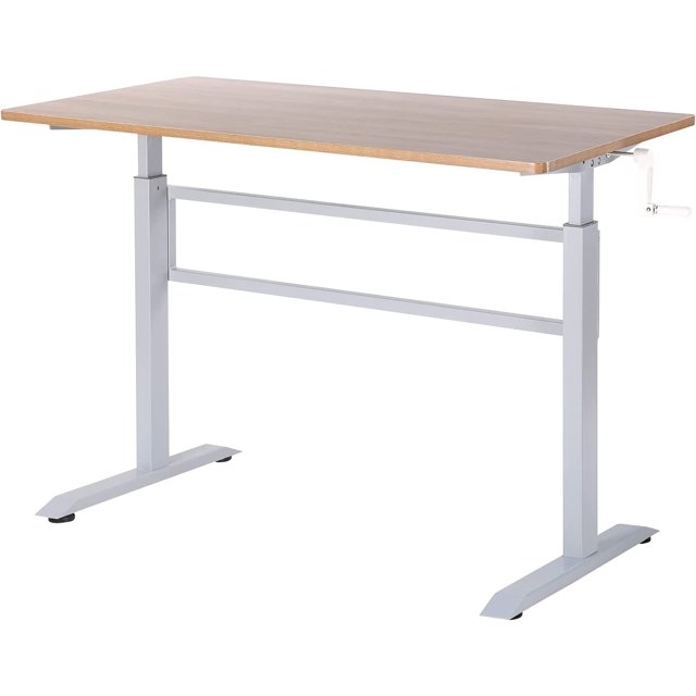 Manual Standing Desk Adjustable Height Heavy Duty Game Desk, Crank ...