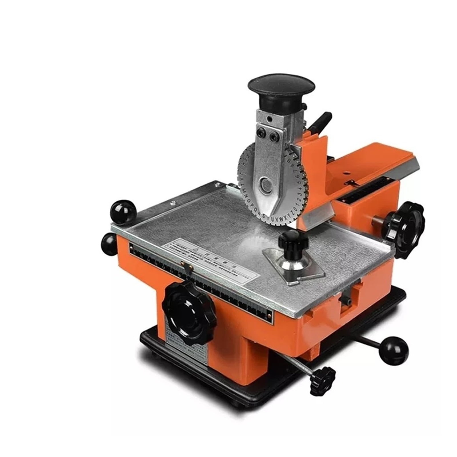 Manual Steel Embossing Machine Metal Aluminum Alloy Name Plate Dog Tag ...