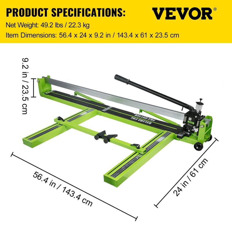 Manual Tile Cutter All-Steel Frame 32-48 inch,Tile Cutting Machine with ...