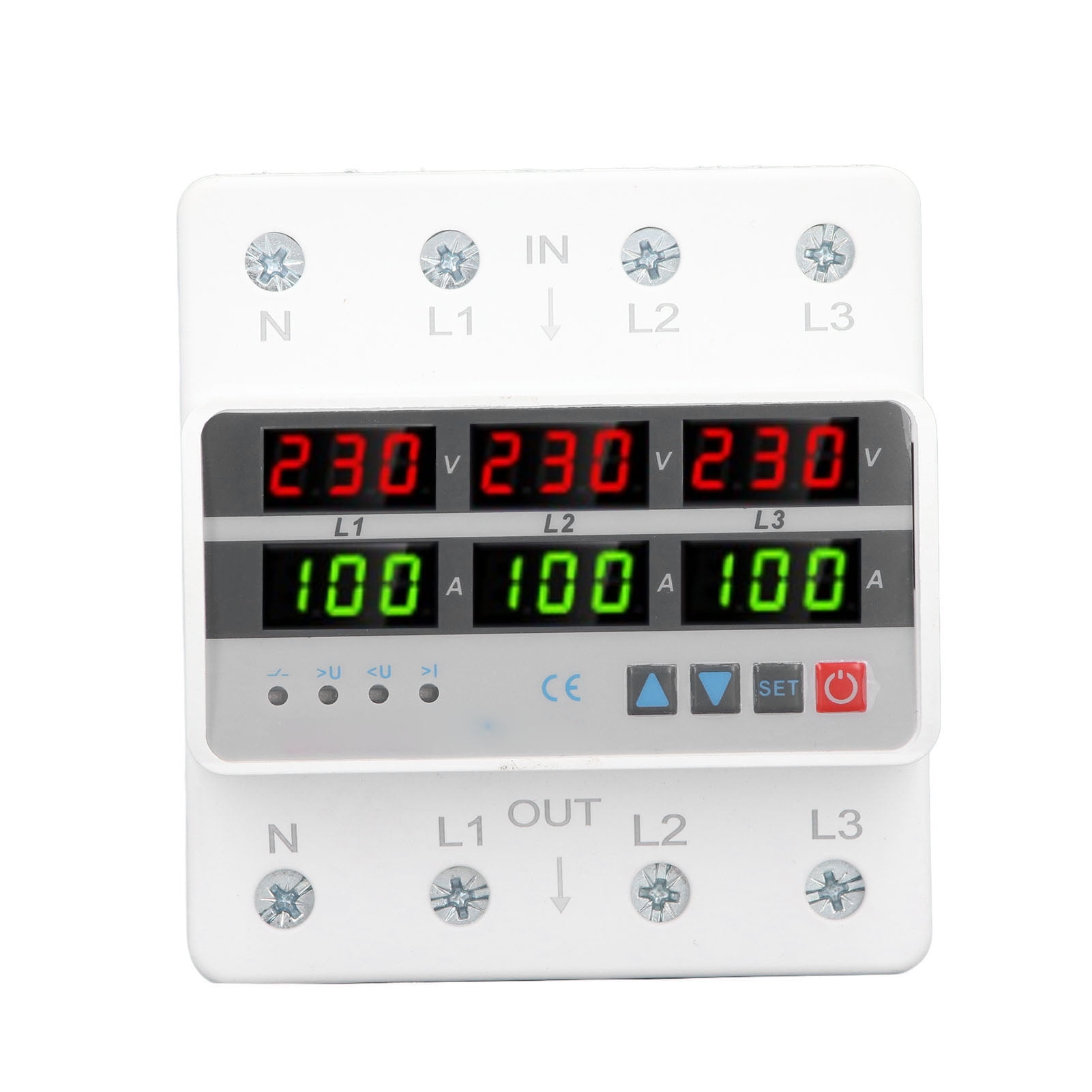 Manual Transfer Switch, AC220V 380V 100a Dual 3 Phase Din Rail Mount RV ...