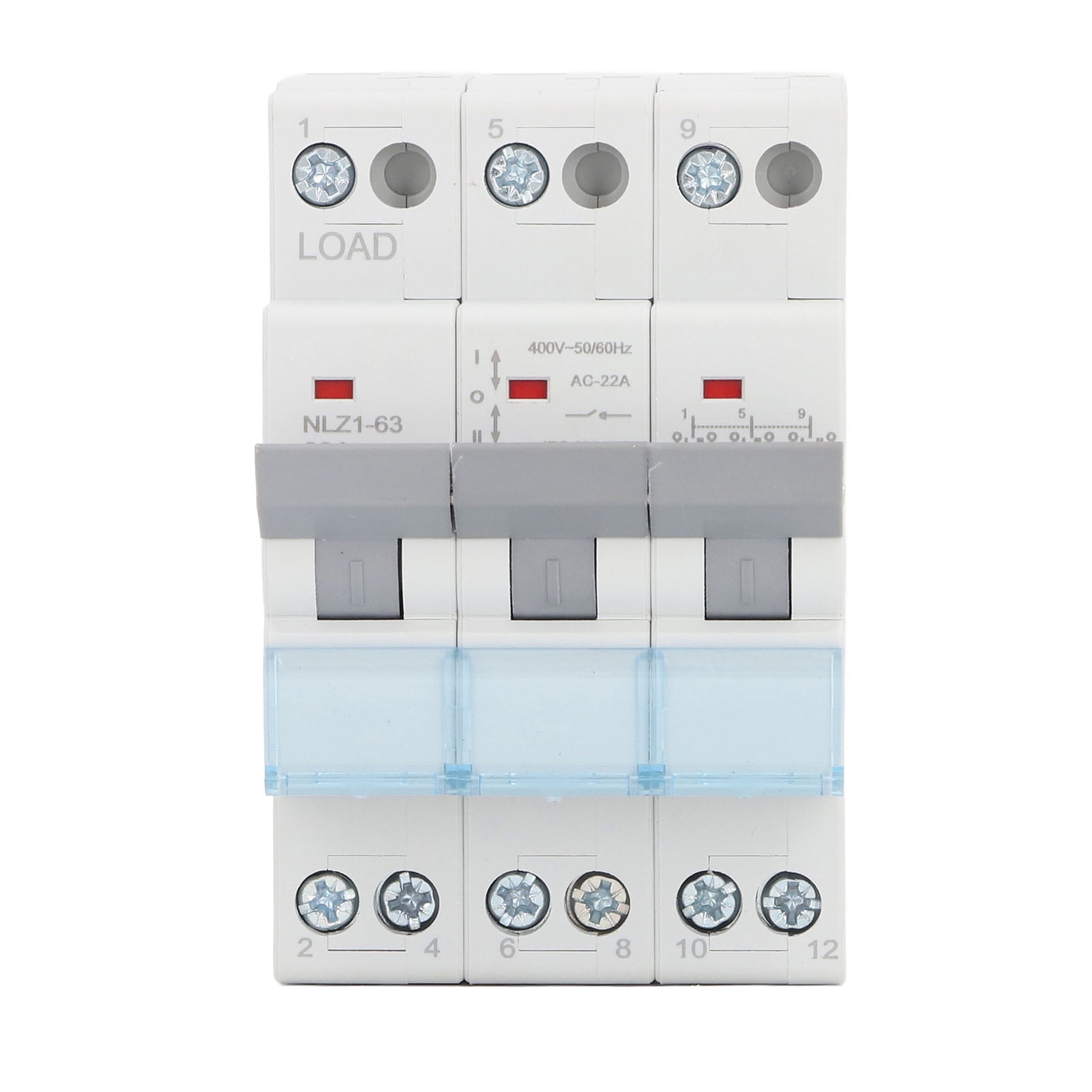 Manual Transfer Switch, DIN Rail Mount, 3P Interlock Circuit Breaker ...