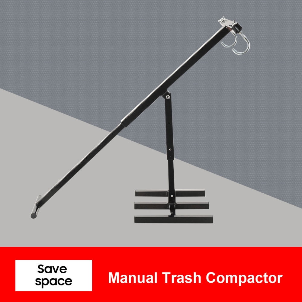 Manual Trash Compactor Compacting Trash Can Crushing Recycling Tool ...