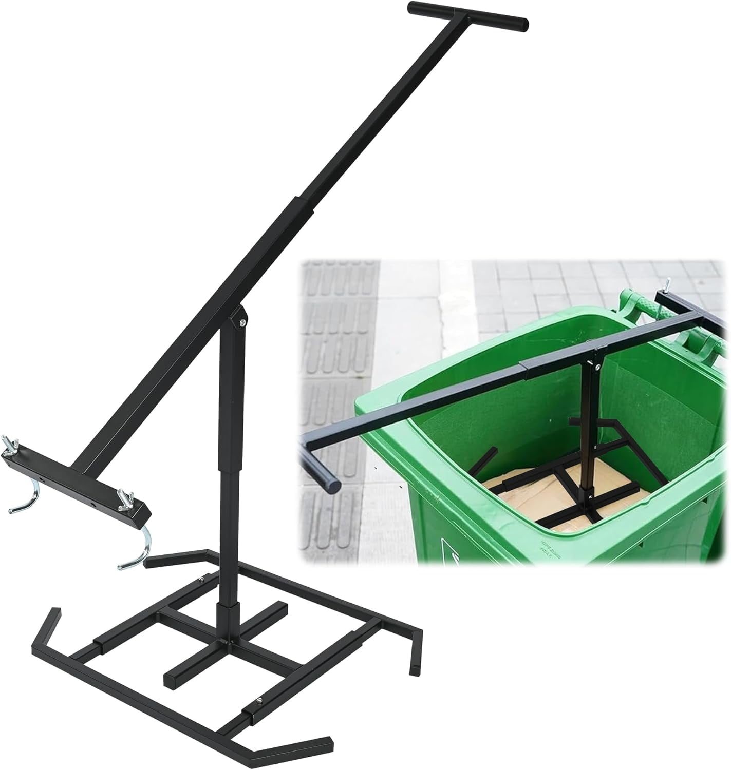 Manual Trash Compactor, Handheld Waste Compaction Tool for Outdoor Use ...